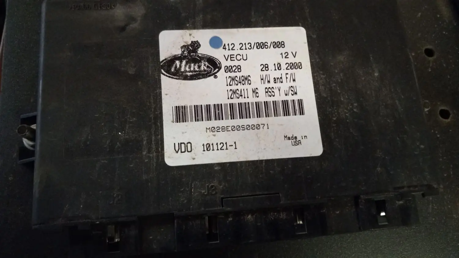 2001 Mack CL713 Vehicle ECM For Sale- P/N 12MS411 - Lomoca Heavy Truck ...